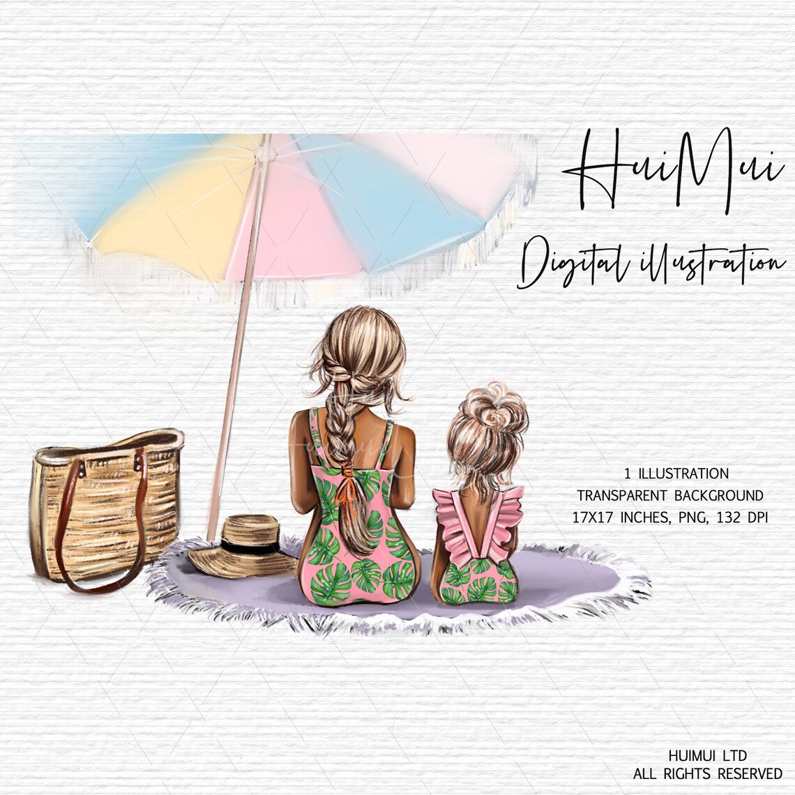 Summer Clipart Beach Tropical Vacation Sea Ocean Kids Little - Etsy