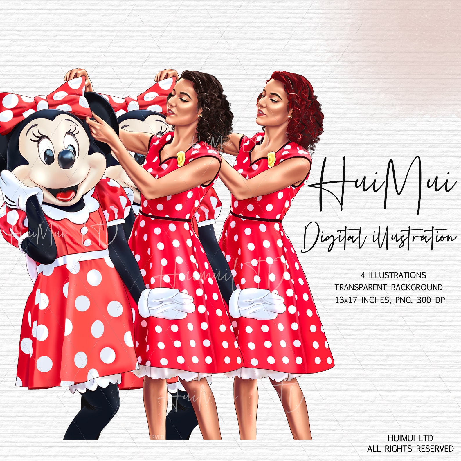 Magic World Clipart Girl in Magic Mouse Ears Baby Girl | Etsy