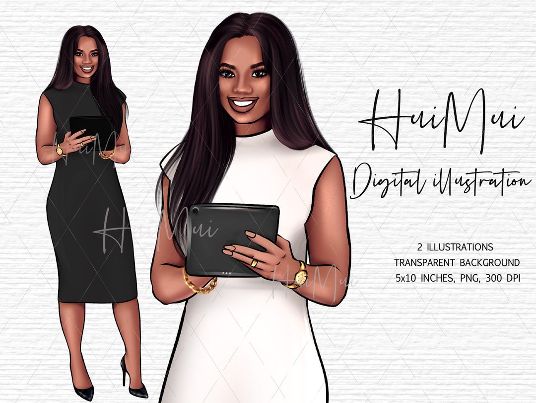 Professional Woman Clip Art Business Woman Clipart Fashion Career Girl ...