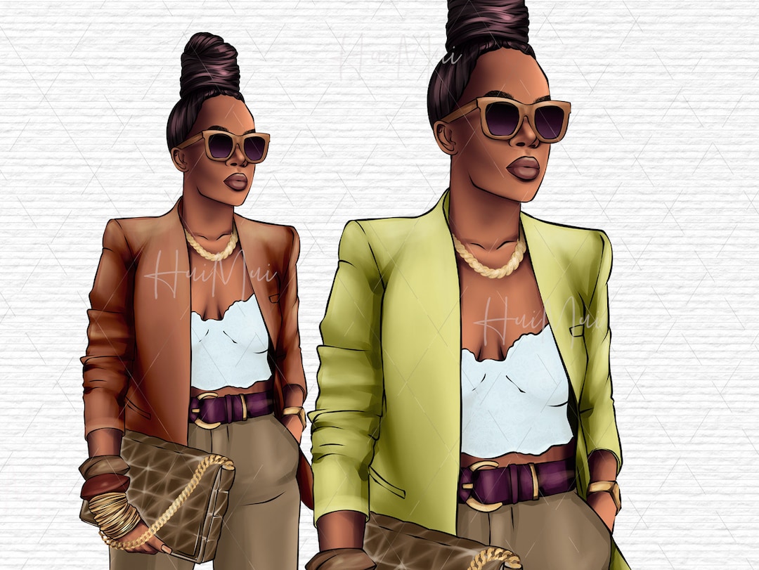 African American Woman Illustration Commercial Use Black Woman Clip Art ...