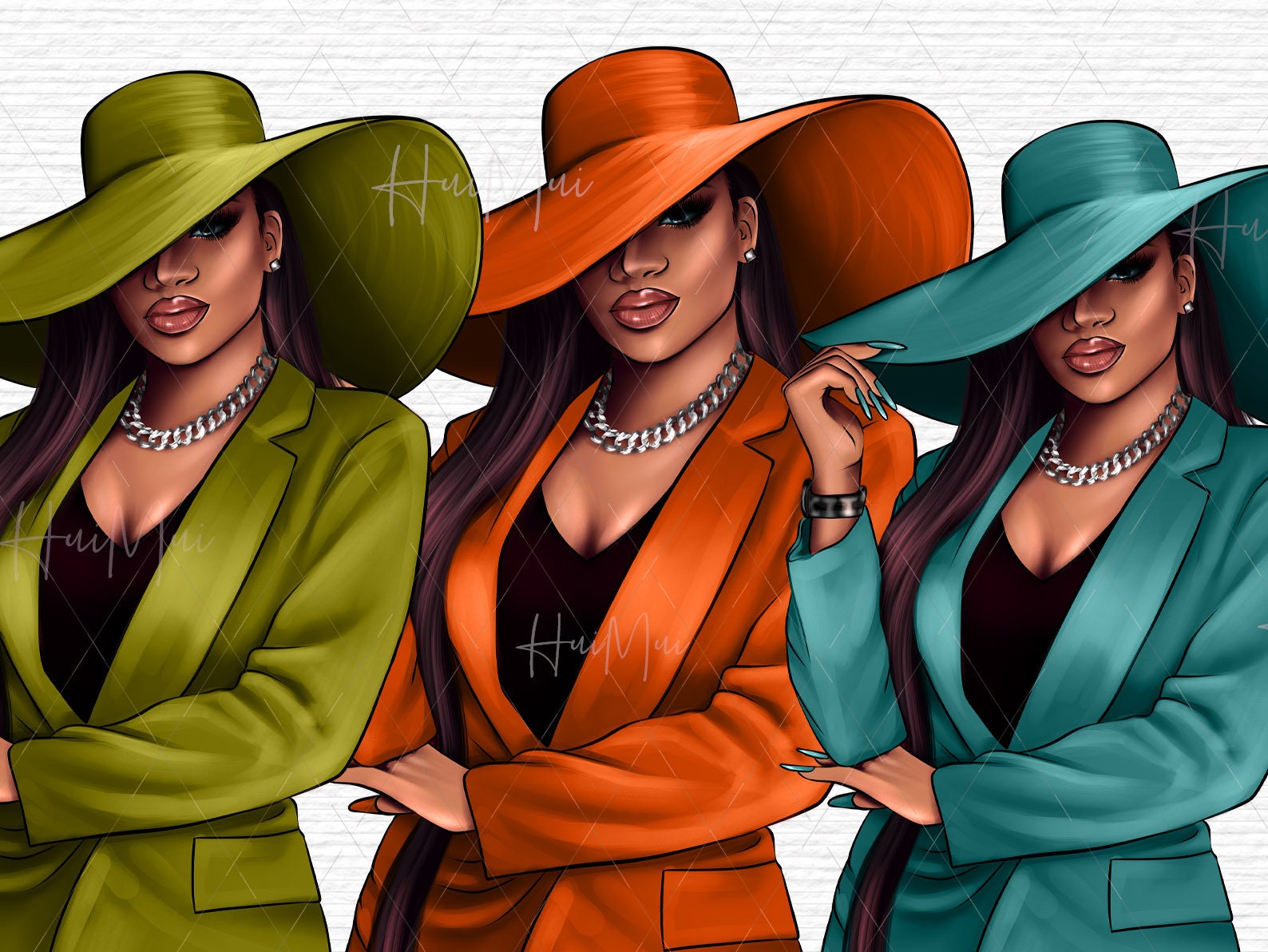 Boss Lady Clipart Girl Boss Clipart Black Woman Clipart Fashion Clipart ...
