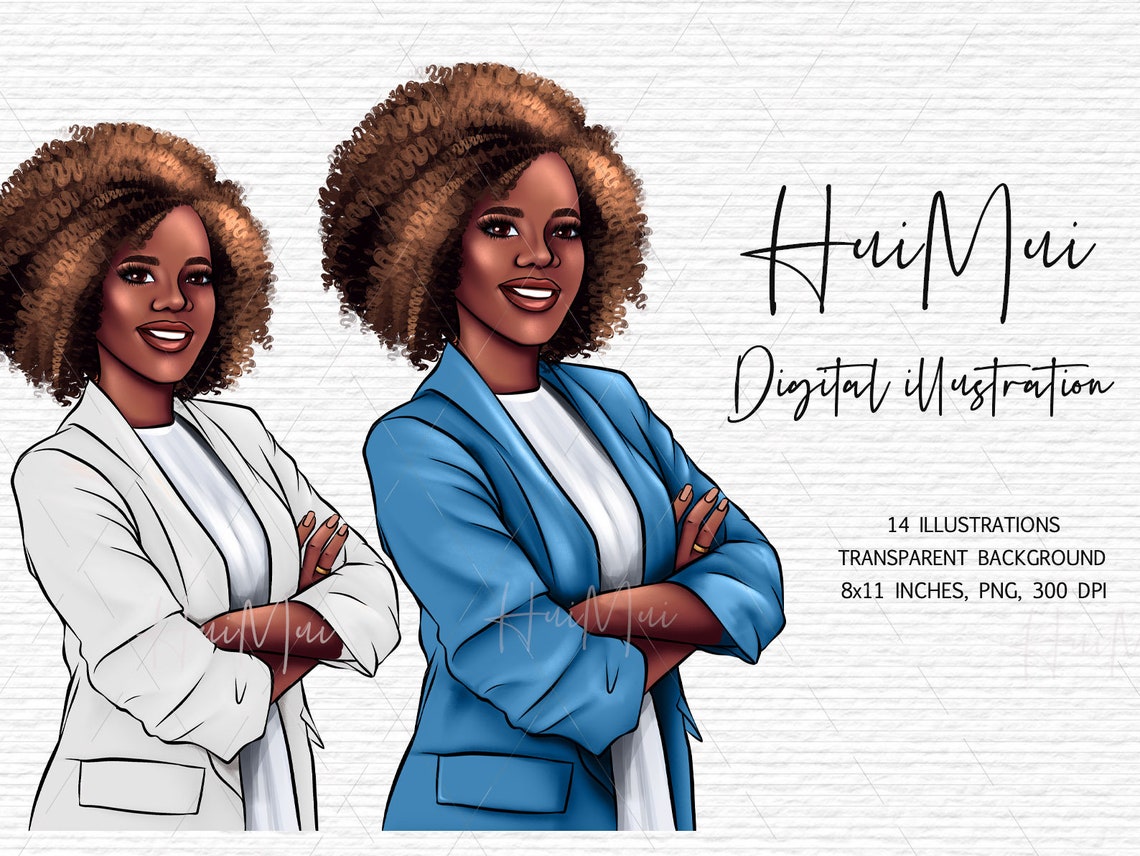 Business Woman Clipart Boss Girl Clipart Boss Lady Clipart - Etsy