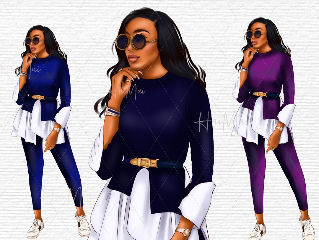 Fashion African American Women With Commercial Licence, Black Woman ...