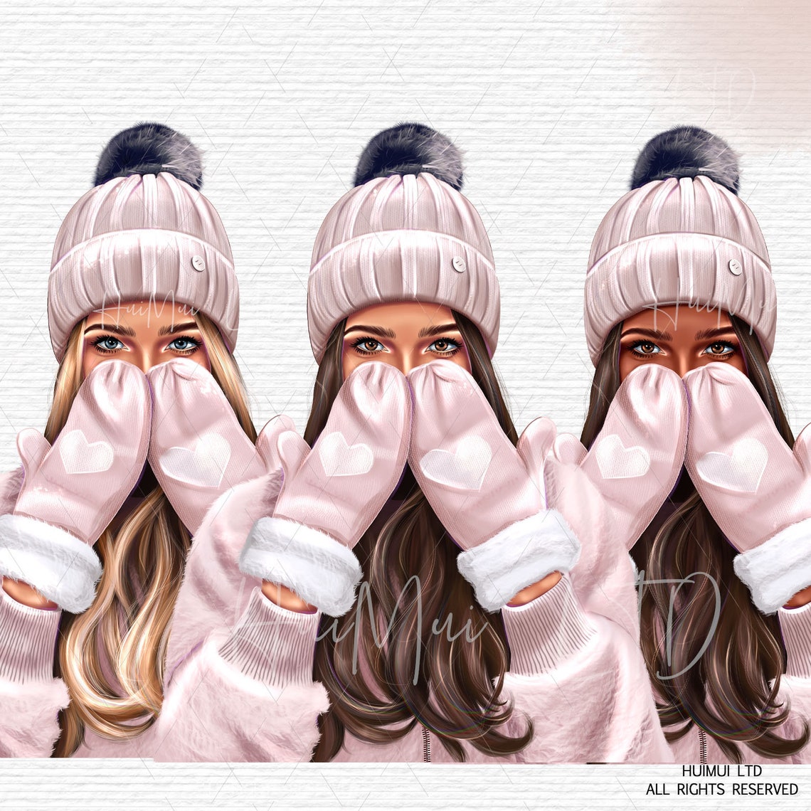 Winter Clipart, Cozy Winter Clipart, Snow Snowing Clipart, Christmas ...