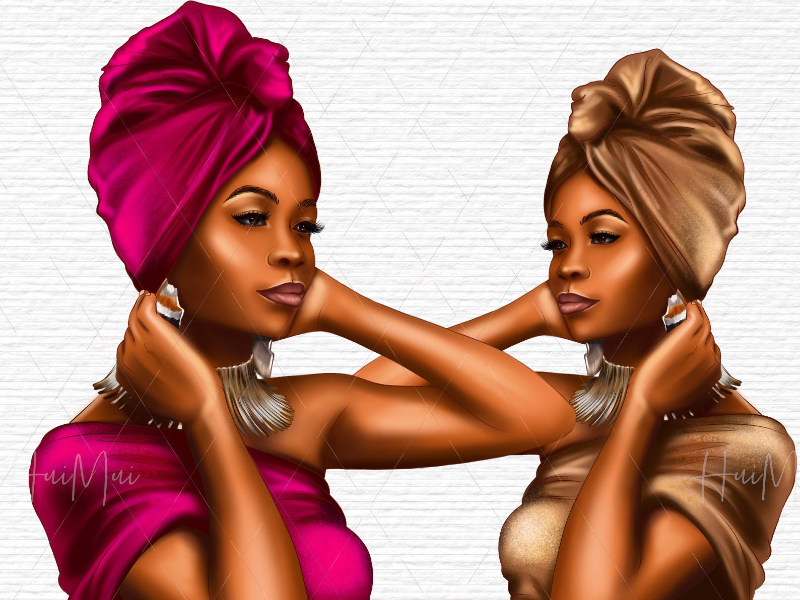 Fashion Girl Clipart African American Clipart PNG Files - Etsy