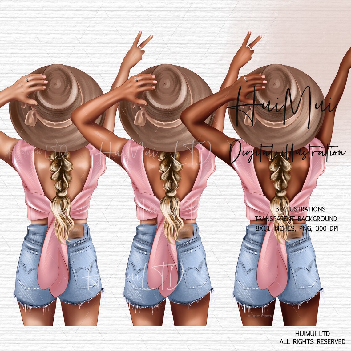 Summer Clipart Travel Girl Vacation Road Trip Adventure - Etsy