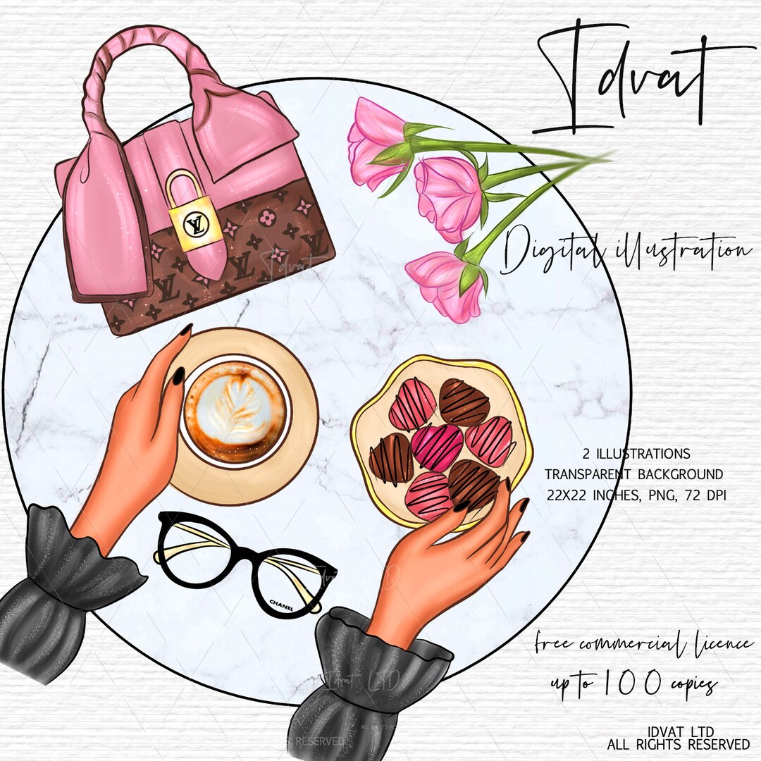 Fashion Accessories Clipart, Fashion Clipart, Fashion Illustration ...