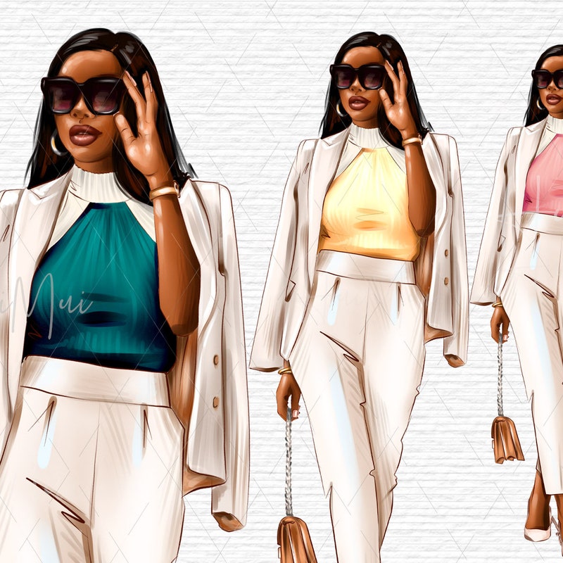 African American Woman Clipart - Etsy