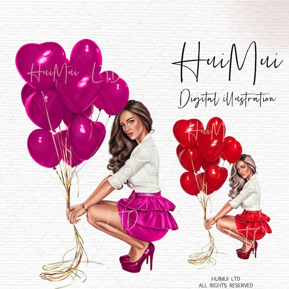 Party Clipart Valentines Day Clipart Engagement Clipart PNG | Etsy