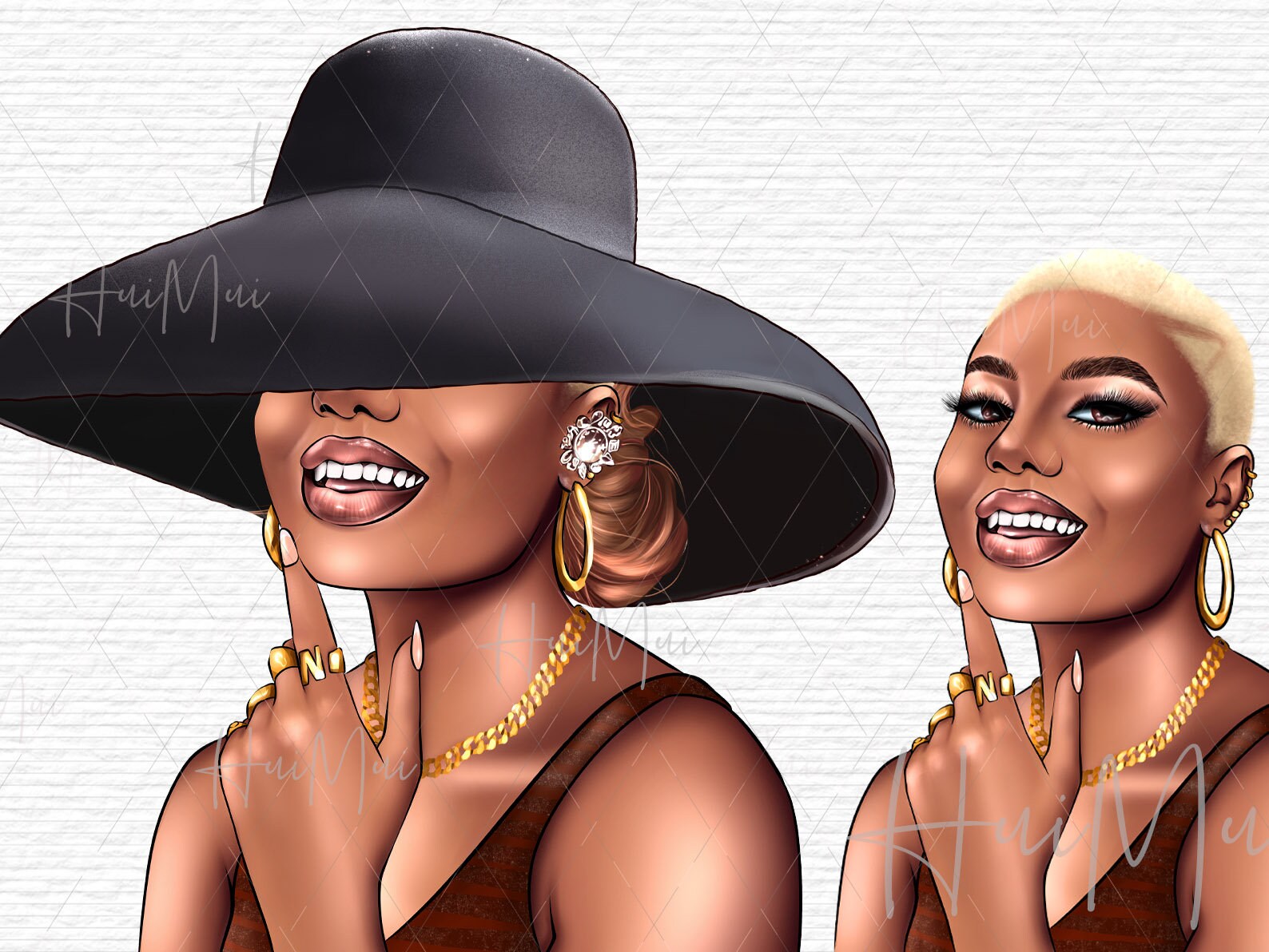 Boss Lady Clipart Girl Boss Clipart Black Woman Clipart - Etsy