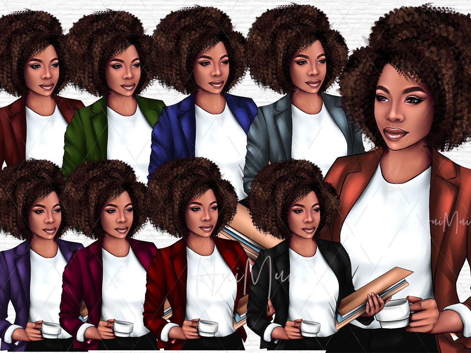 Business Woman Clipart Female Clipart Professional Clipart - Etsy