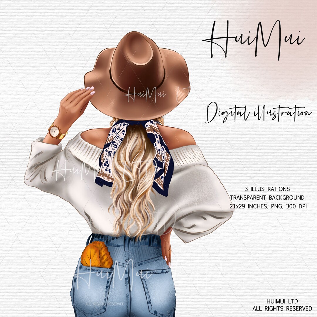 Autumn Clip Art Commercial Use, Fall Leaves Planner Clipart, Fashion ...