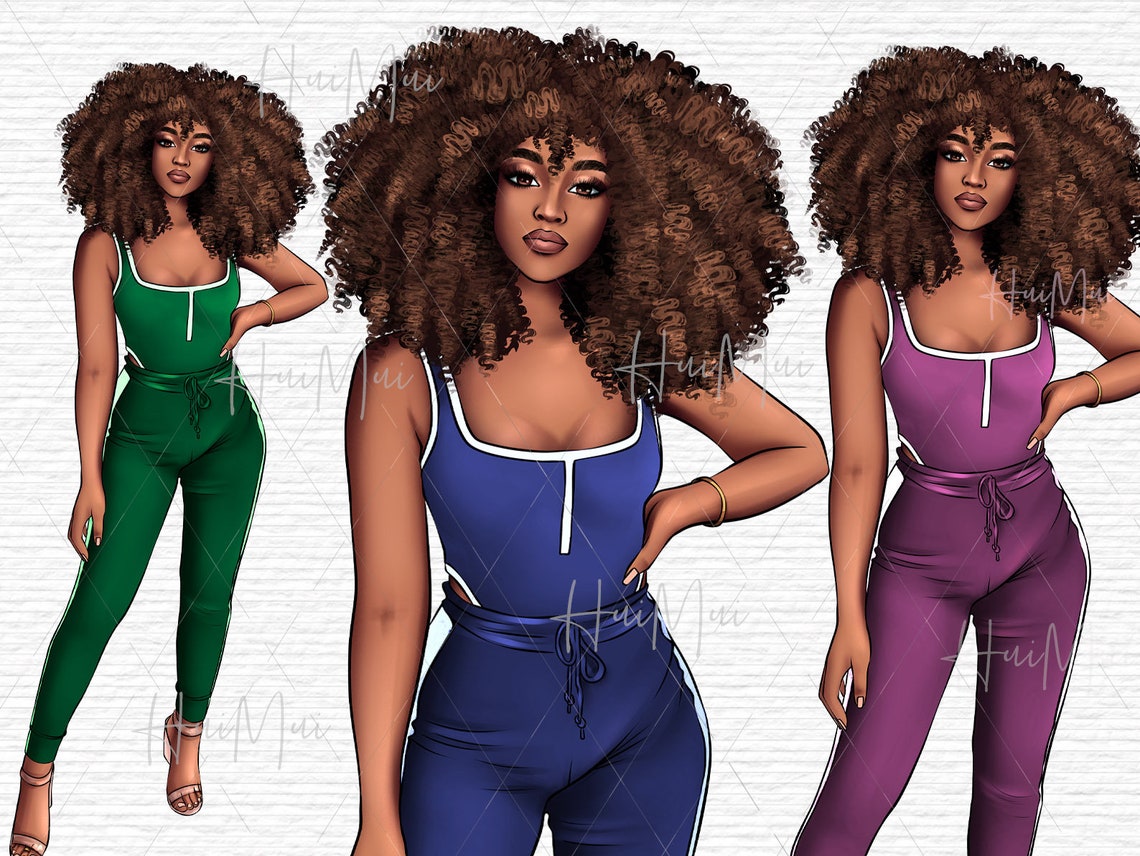 Melanin Shades Afro Woman Decal Melanin Clipart Melanin - Etsy
