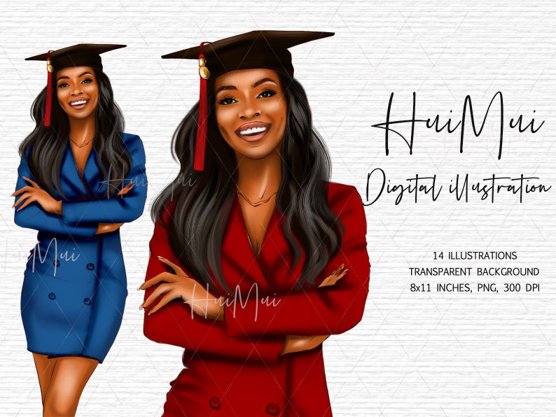 Graduation Clipart Students Graduation School Clipart - Etsy