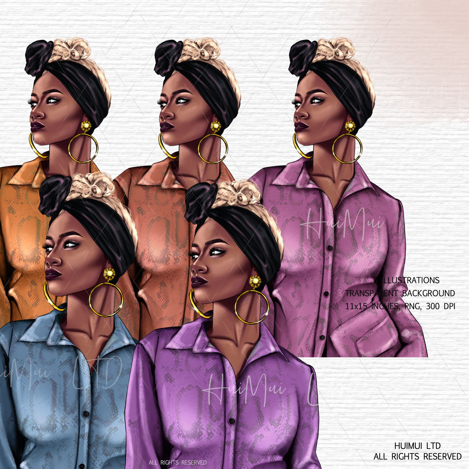 African American Girl Instant Download Fashion Woman Clipart - Etsy