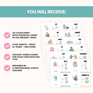 Czech Verb Conjugation Flashcards | Learn Czech for Beginners ...