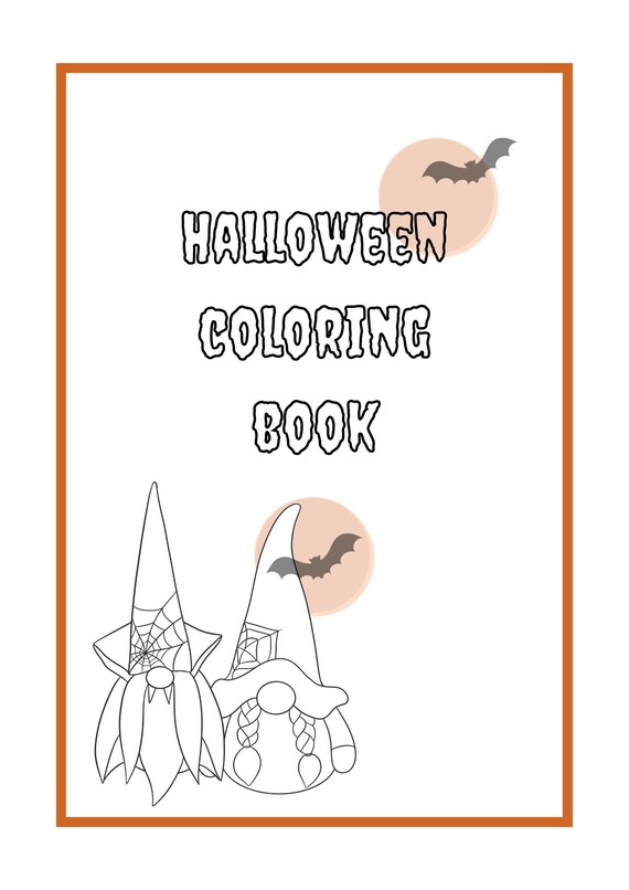 Gonk Halloween Colouring Pages. Digital Download. Instant - Etsy