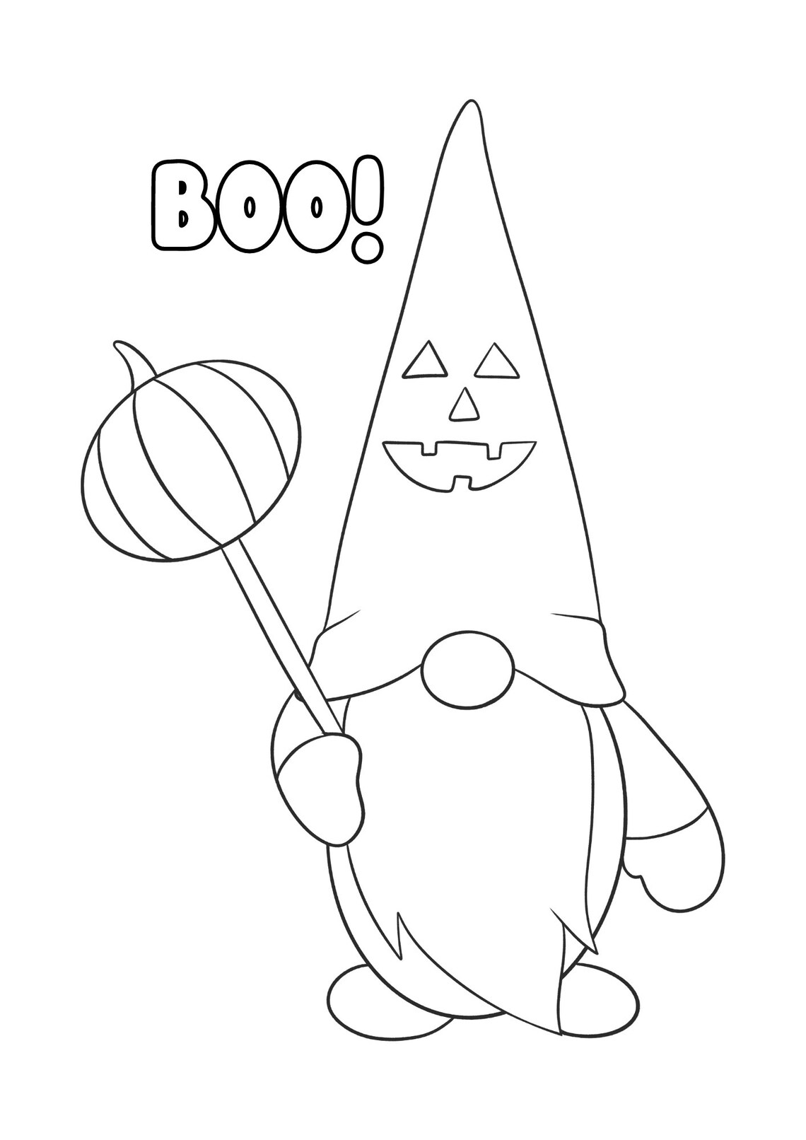 Gonk Halloween Colouring Pages. Digital Download. Instant - Etsy