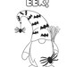 Gonk Halloween Colouring Pages. Digital Download. Instant - Etsy