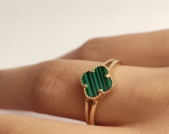 4 Leaf Clover Ring - Etsy