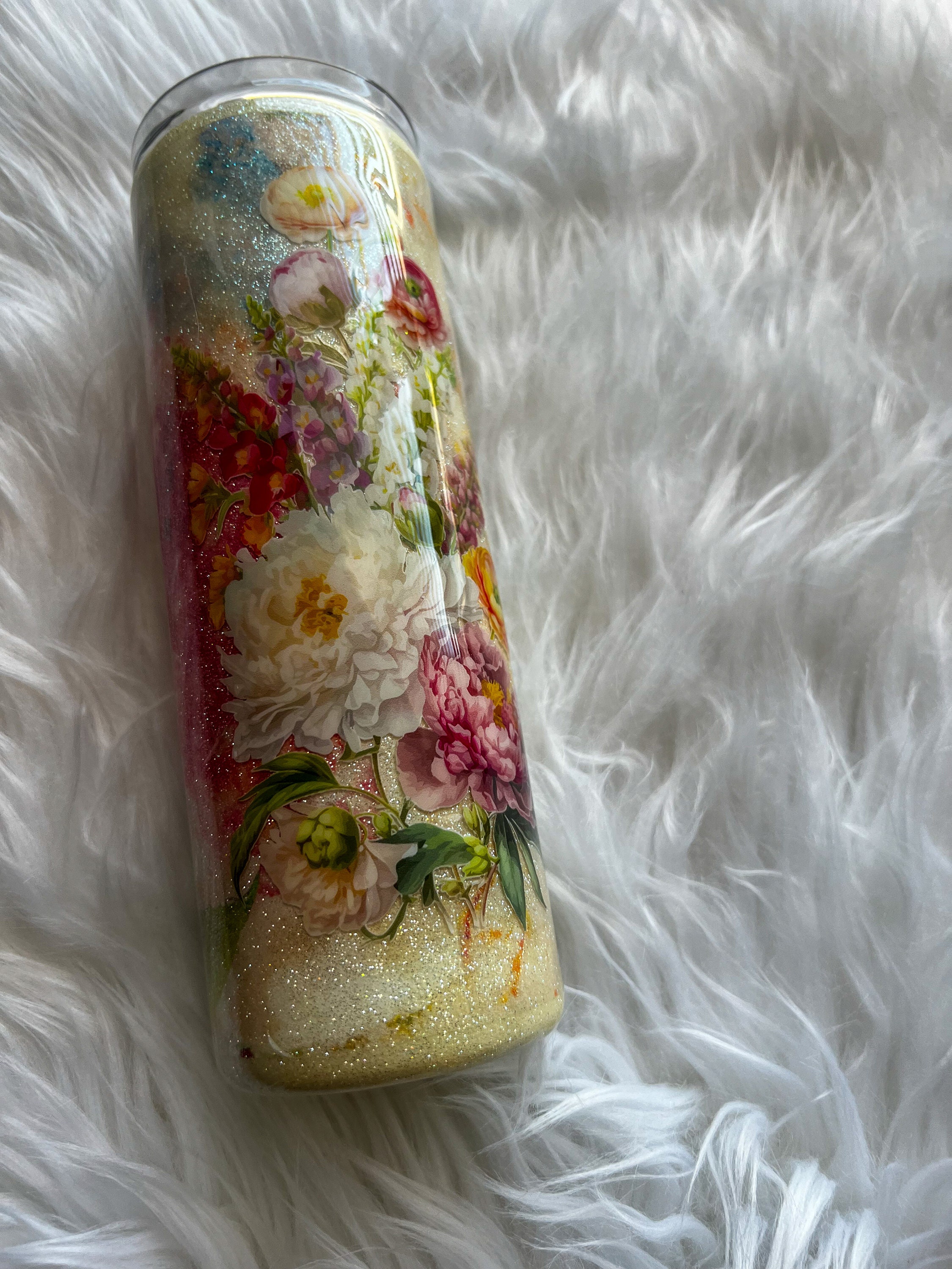 Watercolor Floral With Floral Bouquet Decal Vanilla Wafer - Etsy