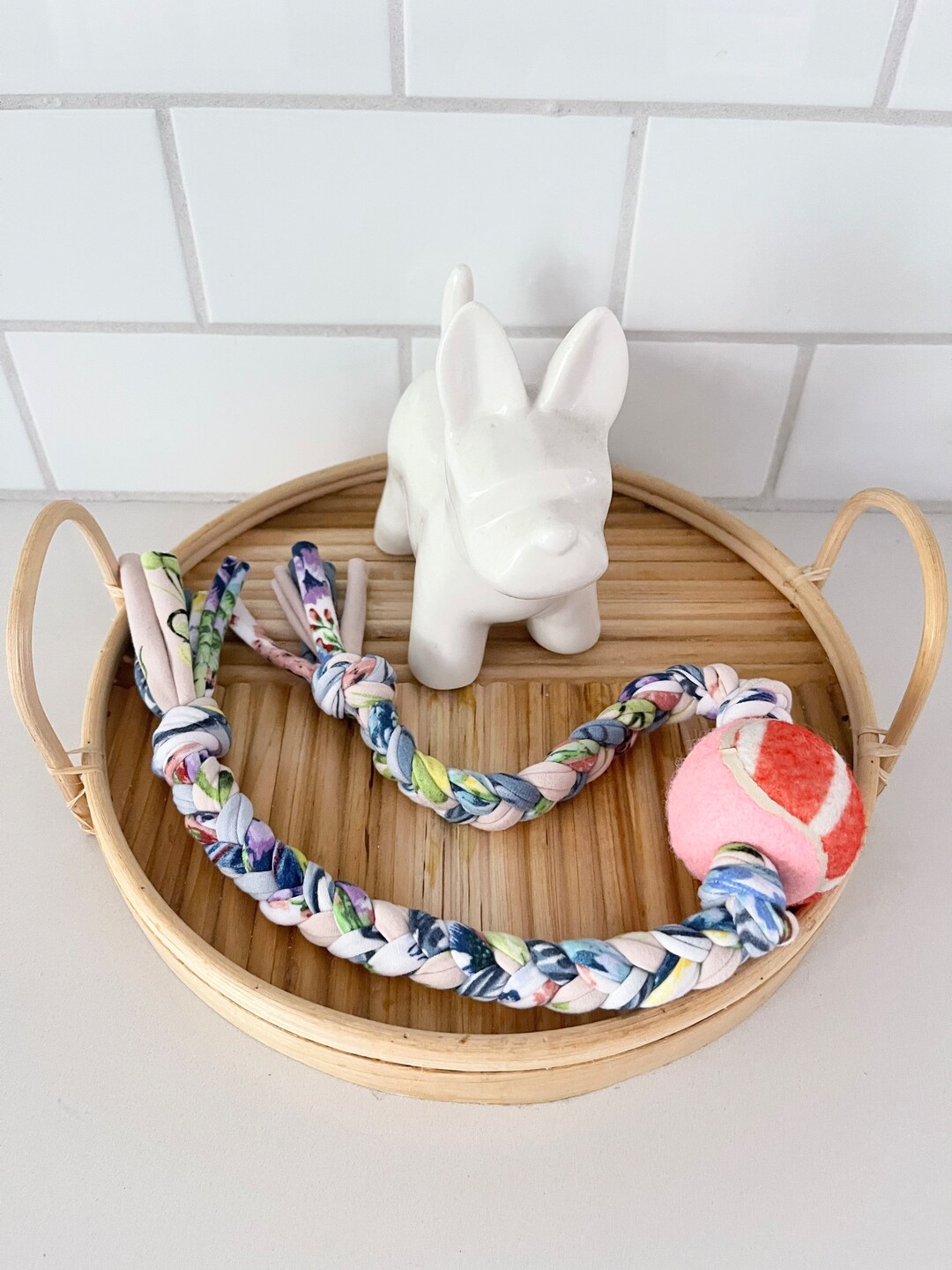 Dog Toy With Tennis Ball for Small Dogs, Dog Tug Toy, Puppy Toy, Small ...