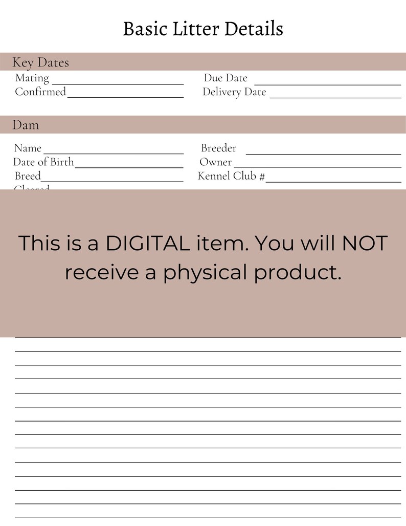 Litter Details | Litter Record | Dog Breeding | Puppies | Dog Breeder ...