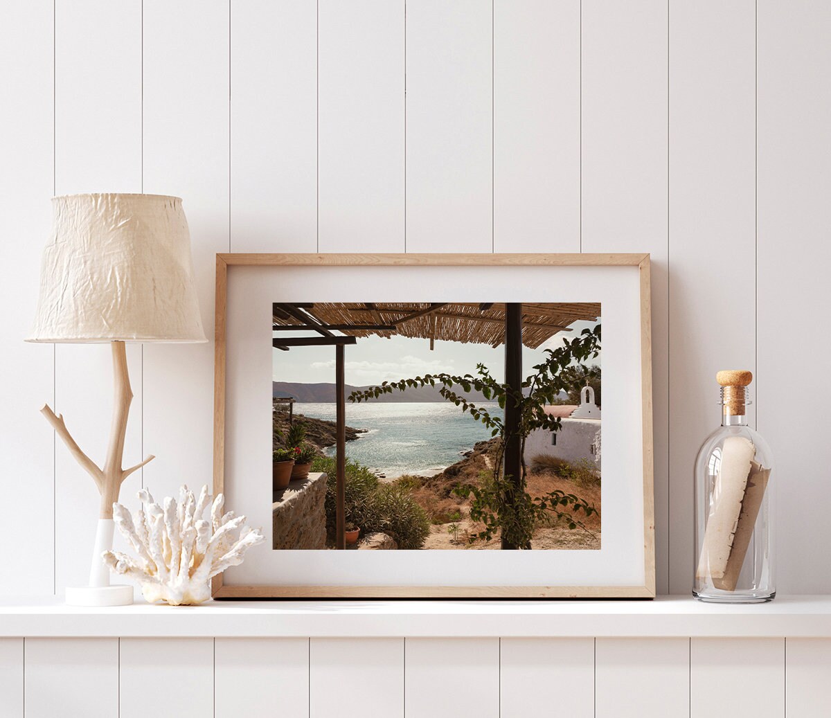 Mykonos, Greece Print, Greece Wall Art, Boho Travel Print, Large Wall ...