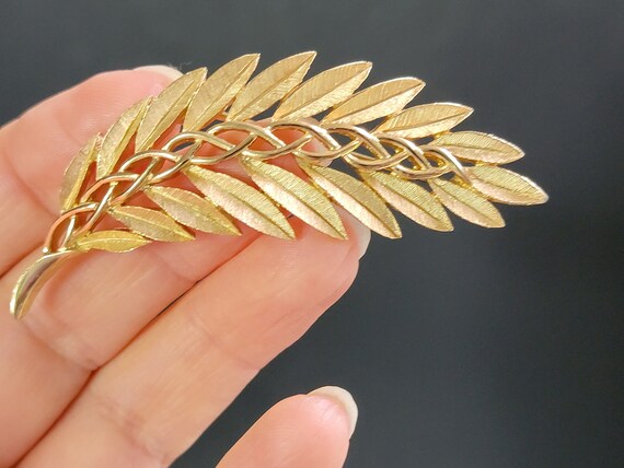 Trifari gold tree branch brooch vintage,tree branch b… - Gem
