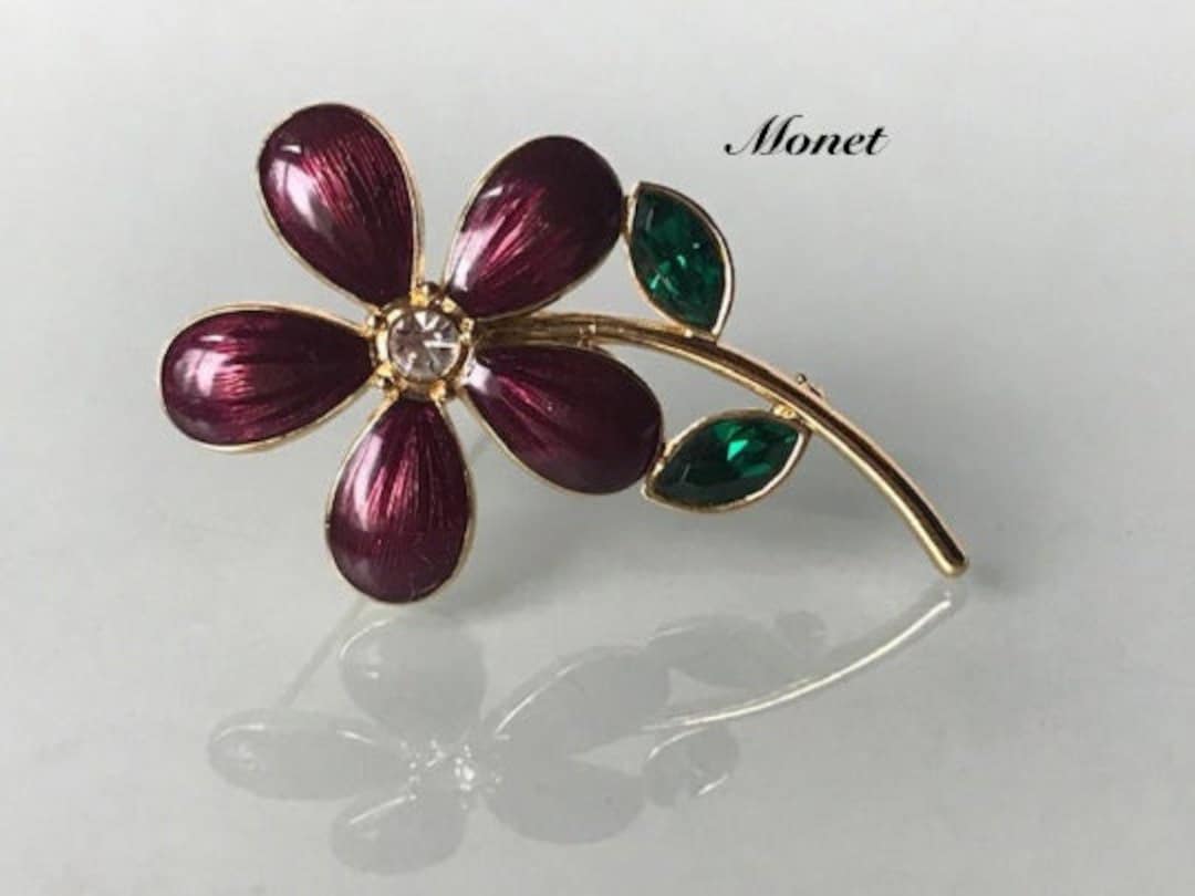 Monet Antique Flower Brooch Pin for Women,antique Brooches and Pins ...