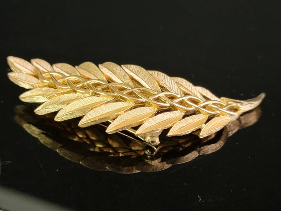 Trifari gold tree branch brooch vintage,tree branch b… - Gem