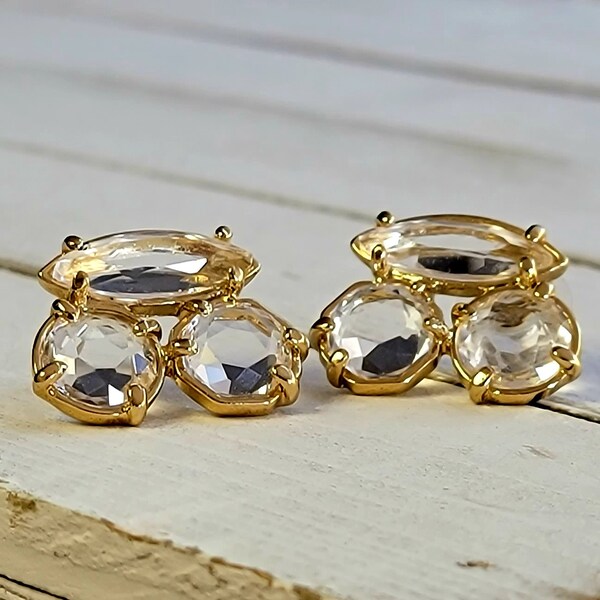 Kate Spade Crystal Earrings - Etsy