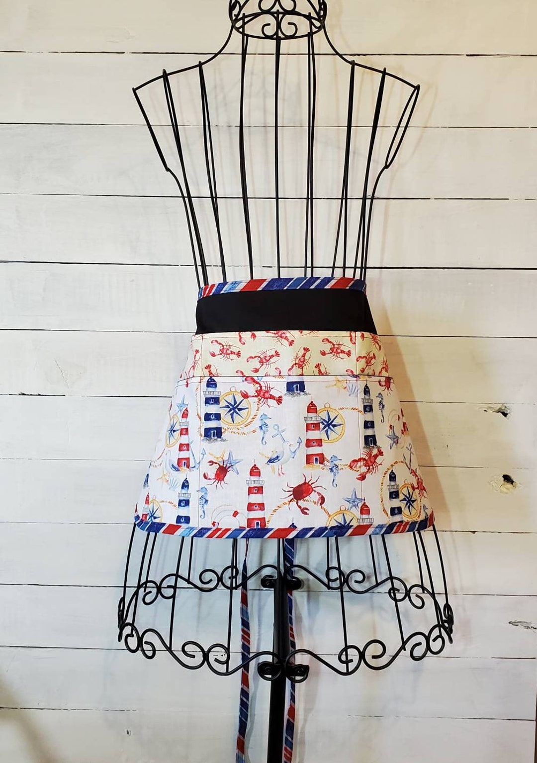 Nautical Lobster Crab Seafood Waitress Server Farmers Market - Etsy