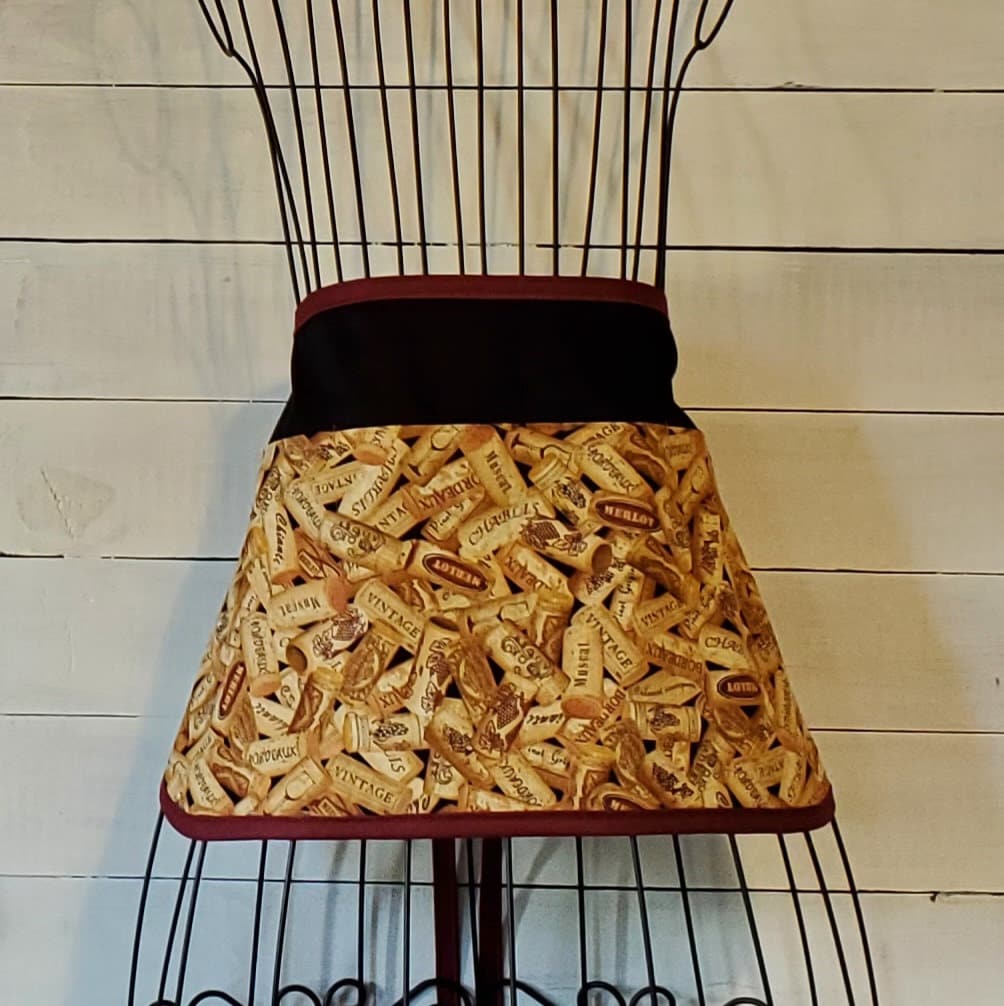 Reversible Wine Custom Apron, Apron With Pockets, Half Apron, Waitress ...