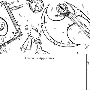 Cartoon Line Art Dungeons and Dragons 5E Character Sheet - Etsy