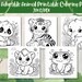 35 Adorable Animal Printable Coloring Pages for Kids, Toddlers ...