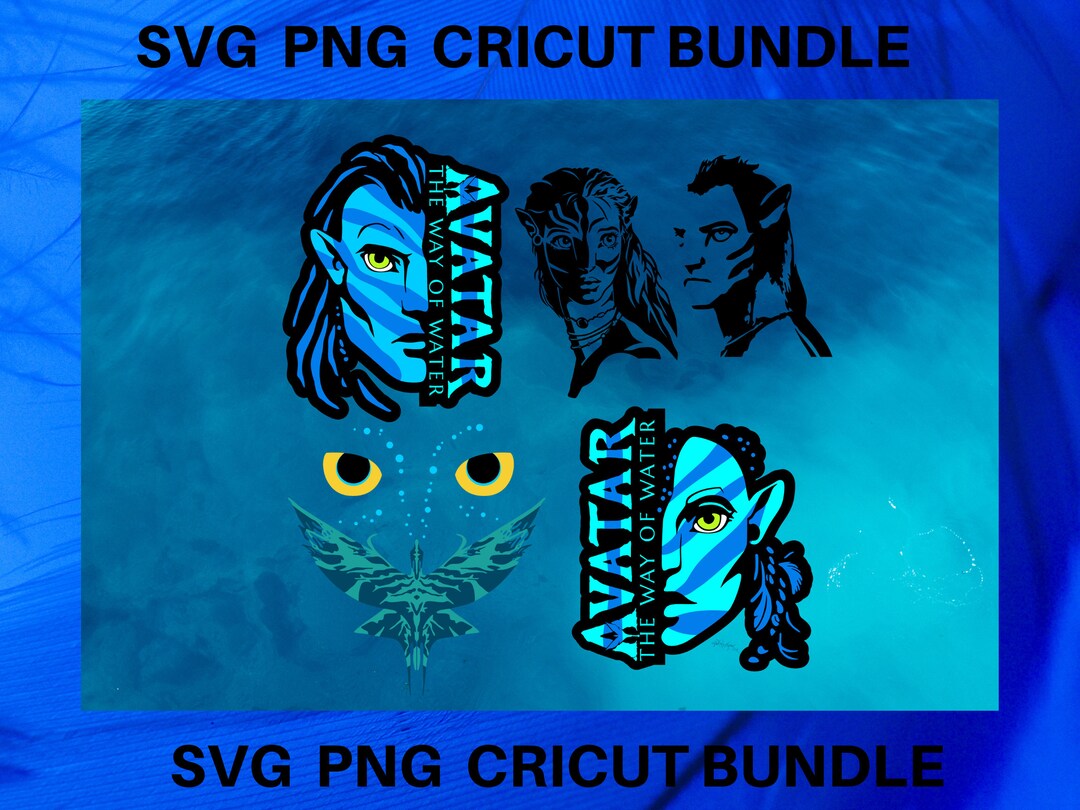 Bundle Layered Svg, Avatar, Digital Download, PNG, SVG, Cricut, Cut ...