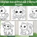 35 Adorable Animal Printable Coloring Pages for Kids, Toddlers ...