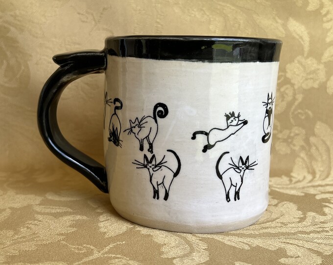 We Love Cats Mug. This Cat Mug is Handmade Pottery, Ceramic Pottery ...