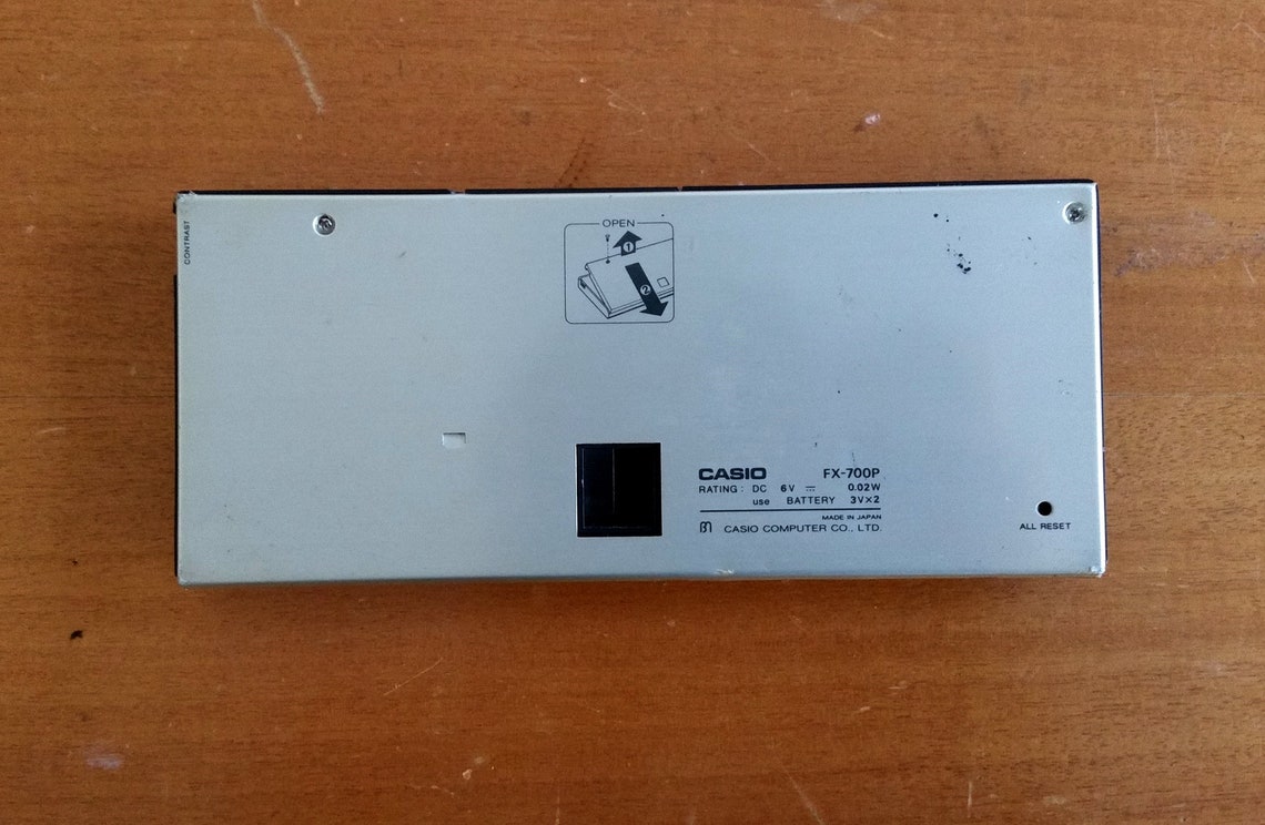 Casio FX-700P Programmable Calculator With Original Leather Carry-case ...