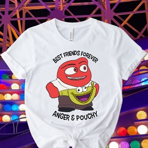 Inside Out 2 Movie Shirt, Anger and Pouchy Shirt, Joy Disgust Fear ...