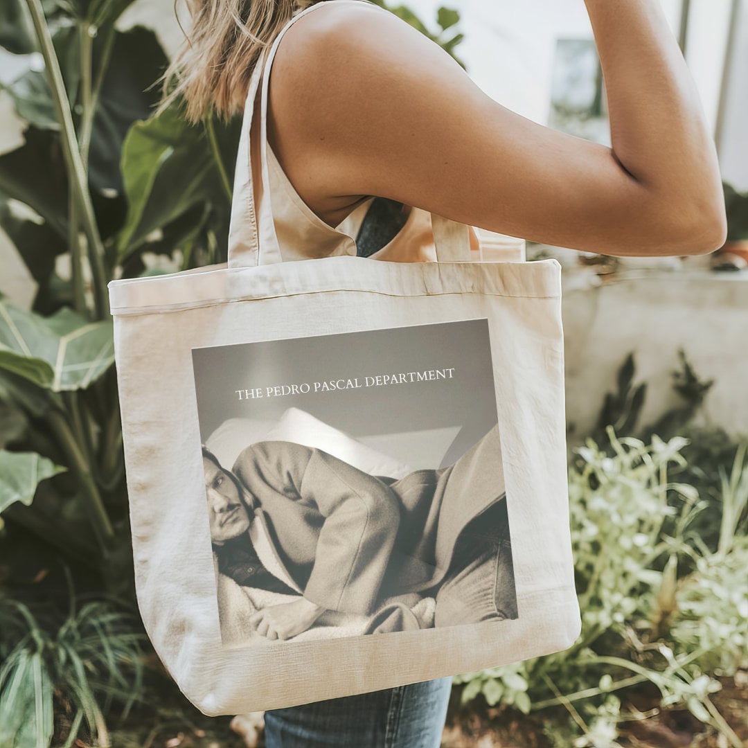 Pedro Pascal Taylor Swift Tote Bag, the Tortured Poets Dept, Custom ...