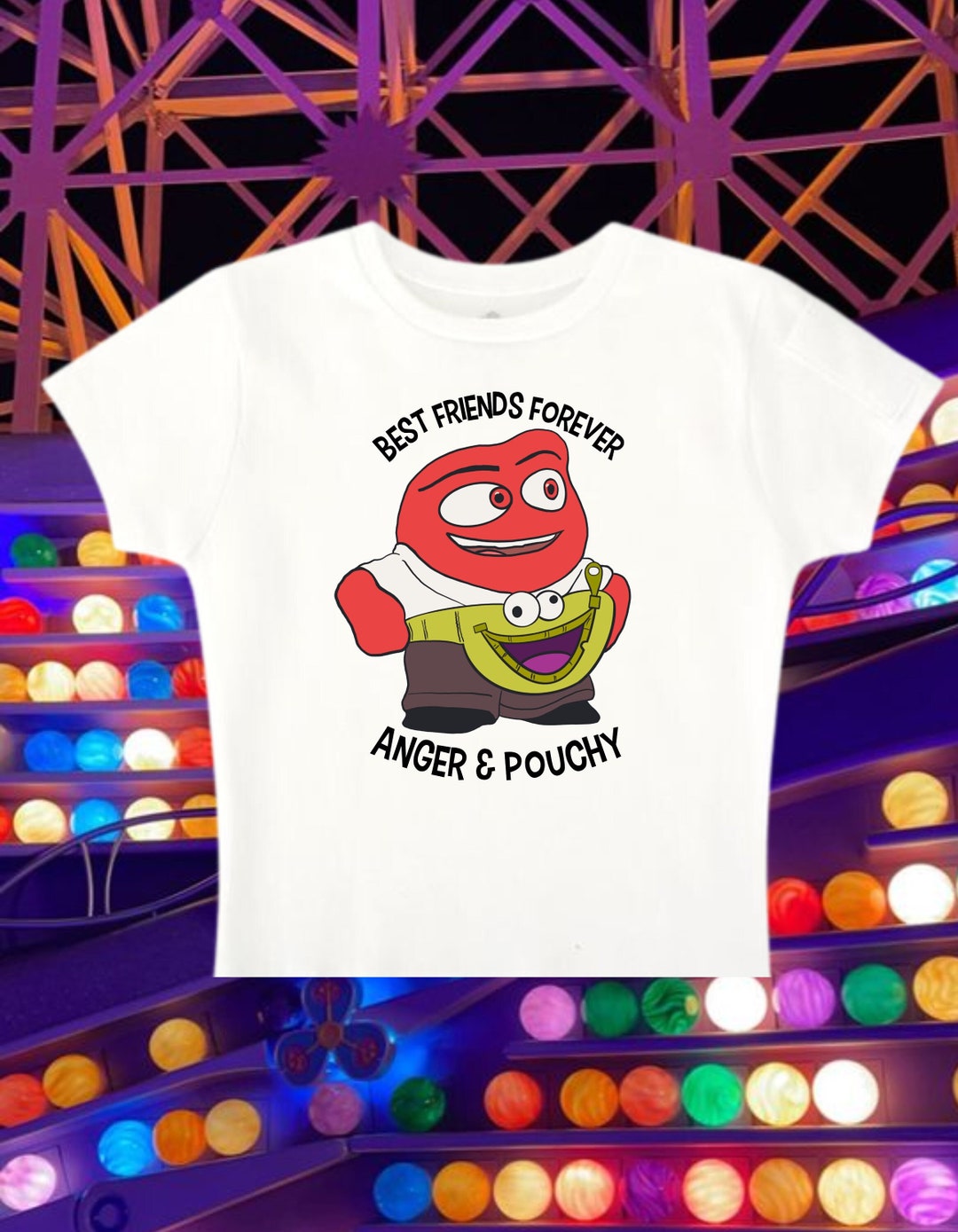 Inside Out 2 Movie Shirt, Anger and Pouchy Shirt, Joy Disgust Fear ...