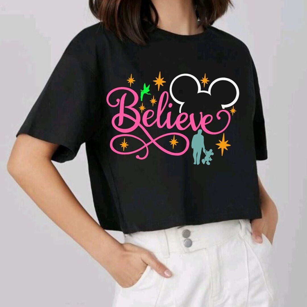 Believe in Magic Shirt, Walt Disney and Mickey Mouse Shirt, Disney ...