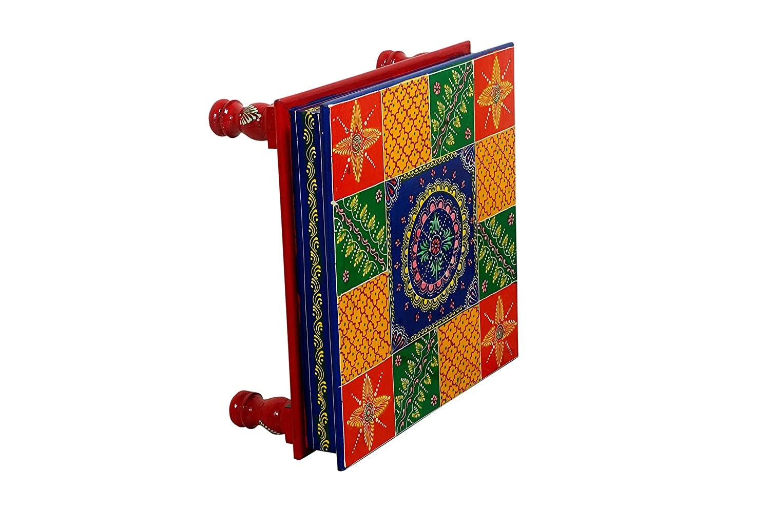 Painted Chowki Set, Pooja Mandir, Chowki, Bajot for Pooja Home Temple ...