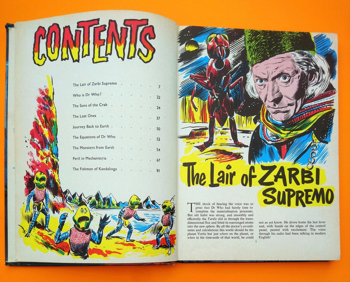 The Dr Who Annual 1965 First ever Doctor Who annual | Etsy