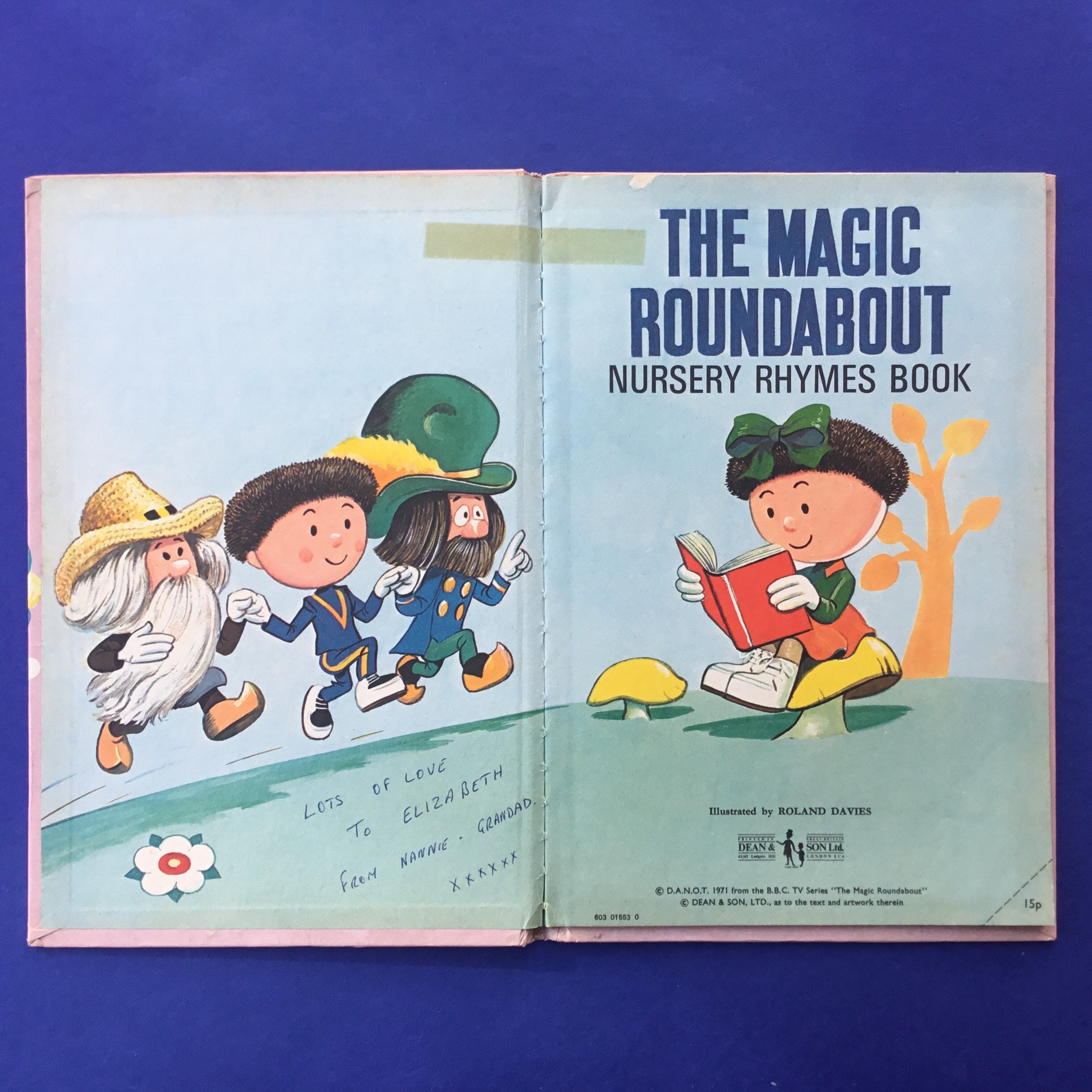 The Magic Roundabout Nursery Rhymes Book Illustrated by - Etsy UK
