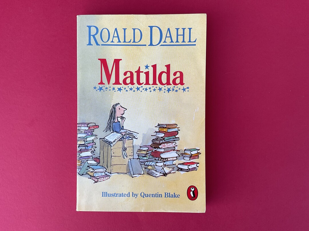 Matilda by Roald Dahl & Quentin Blake Puffin Paperback 1980s - Etsy