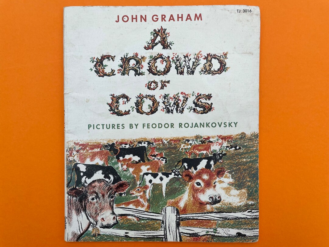 A Crowd of Cows by John Graham & Feodor Rojankovsky - Etsy
