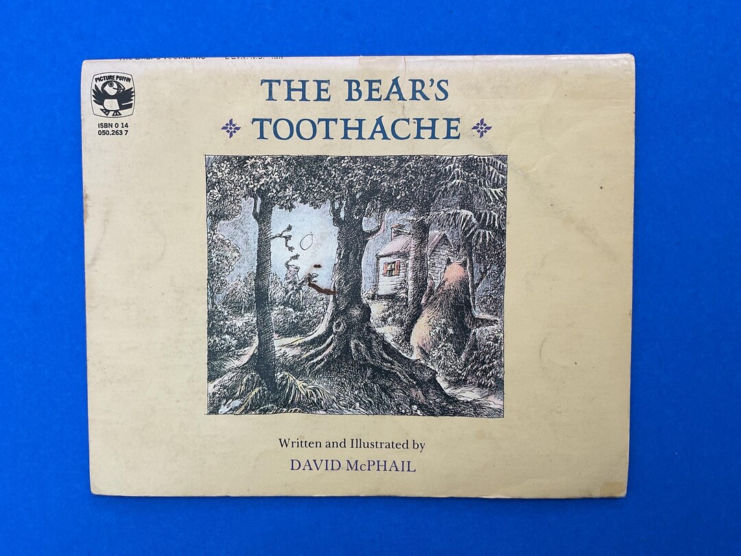 The Bear's Toothache by David Mcphail - Picture Puffin - Etsy